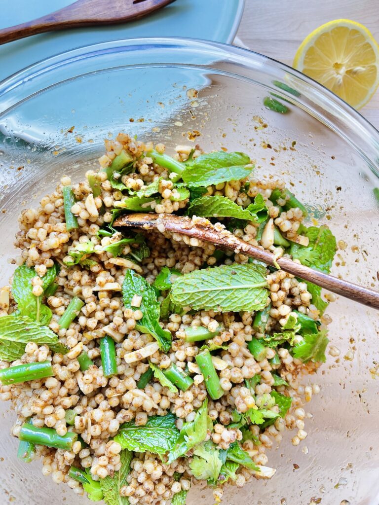 Spring Green Couscous Salad, Vegan – Chef Priyanka: Vegan Celebrity ...